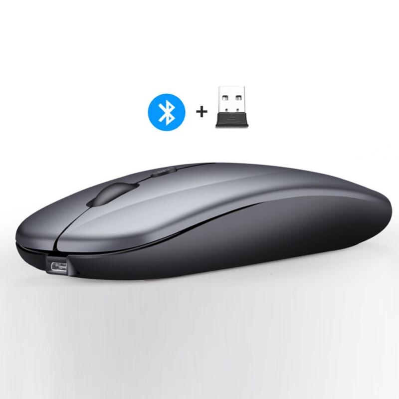 V8 2.4G+Bluetooth 5.0 Wireless Mouse Dual Mode rat... – Grandado