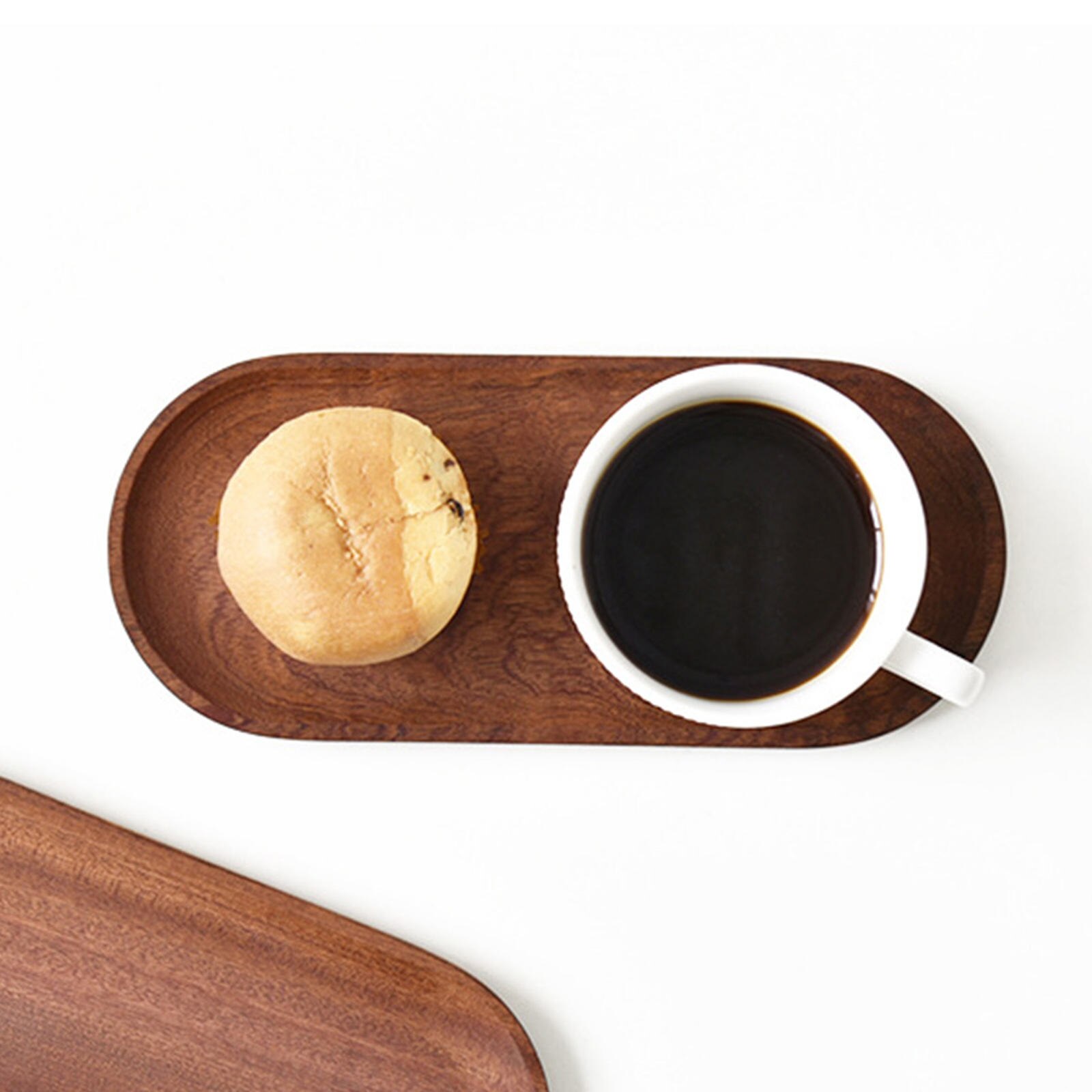Solid Wood Tableware Serving Tray Food Fruit Coffe... – Grandado