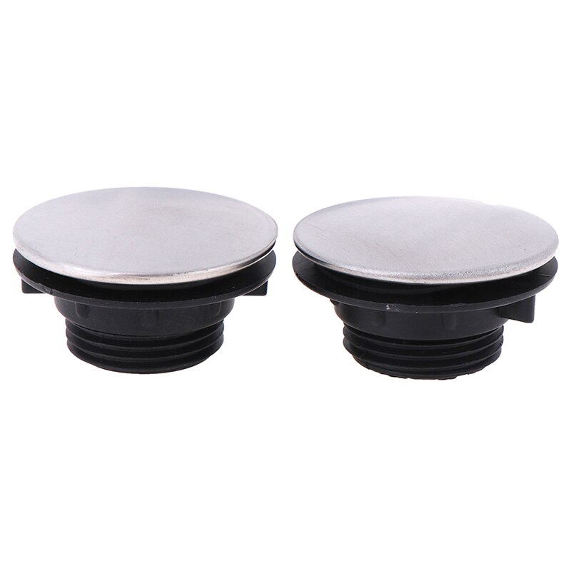 2Pcs Stainless Steel Sink Tap Hole Cover Kitchen F... – Vicedeal