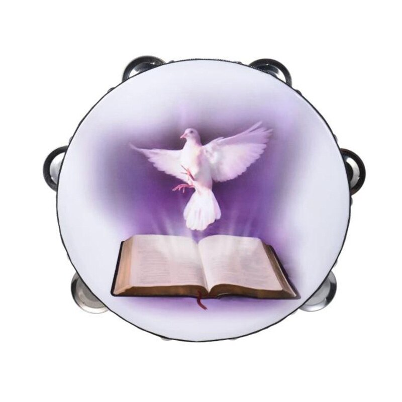 BMDT-Double Row Jingle Tambourine Hand Bell Clap D... – Grandado