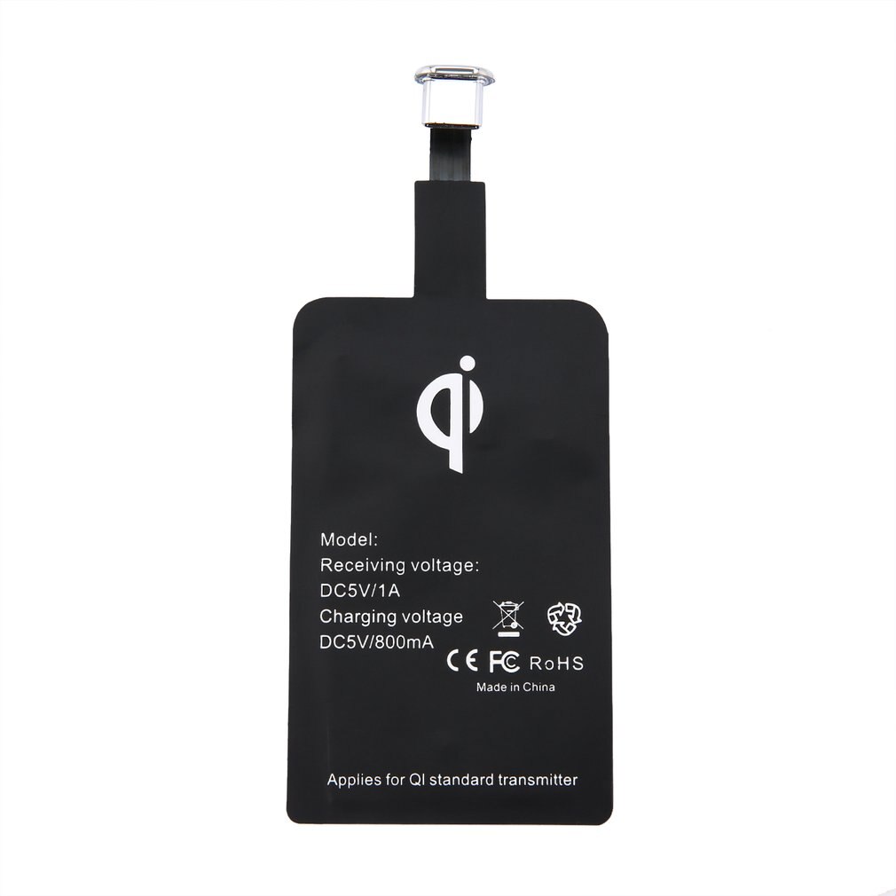 Qi Wireless Charger Receiver Portable TYPE C Port ... – Vicedeal