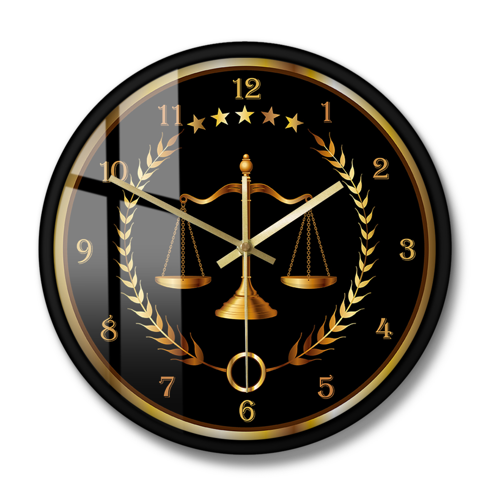 Non Ticking Timepiece Lawyer Office Decor Scale Of... – Vicedeal