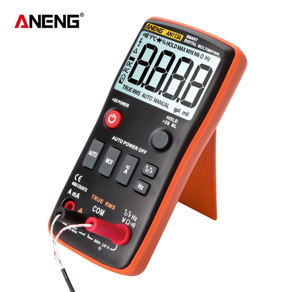 AN113A Digital Multimeter True RMS with Temperatur... – Grandado