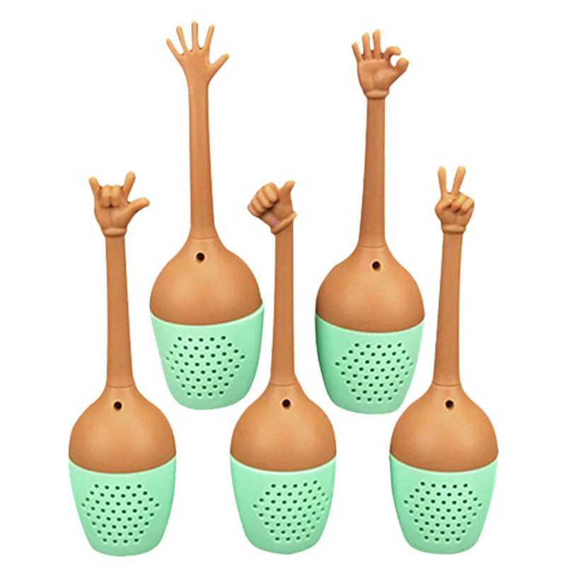 1pc Amusing Gesture Shape Tea Infuser Reusable Tea... – Vicedeal