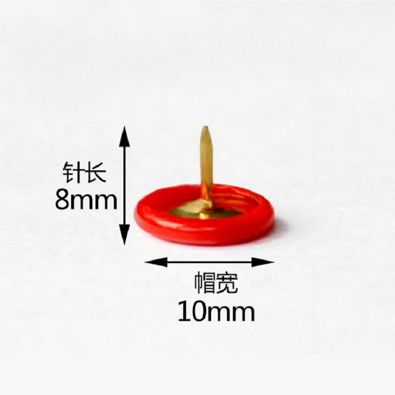 HKYSHP Round colored thumbtacks 100 pcs/set metal ... – Grandado