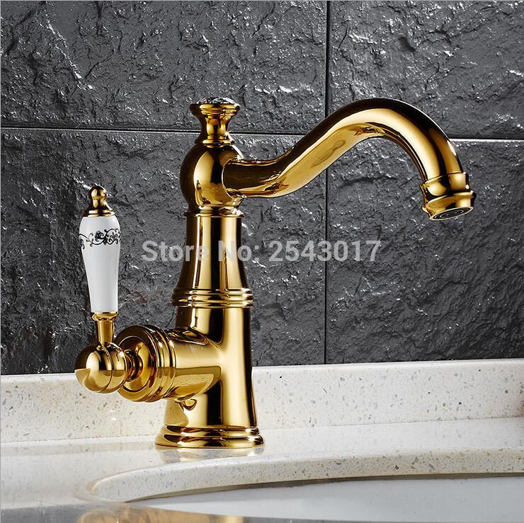 Badkamer Swivel Gold Facuet Badrandcombinaties Bla... – Vicedeal