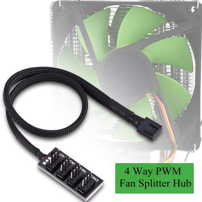 PWM Fan Hub, 4-Pin Computer CPU / Chassis Fan Powe... – Vicedeal