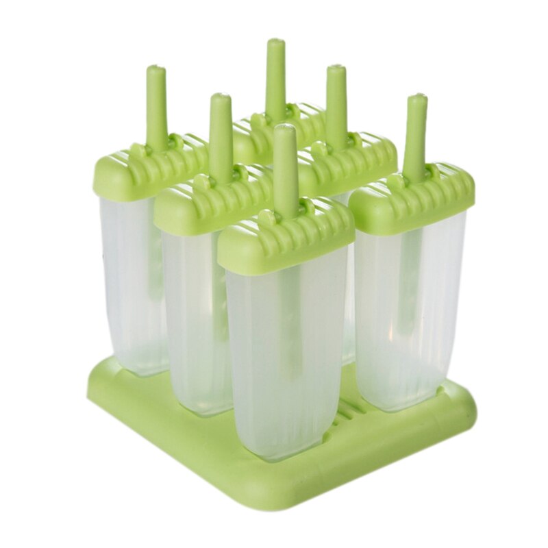 6 Pack No BPA Reusable Ice Cream DIY Molds Holders... – Grandado