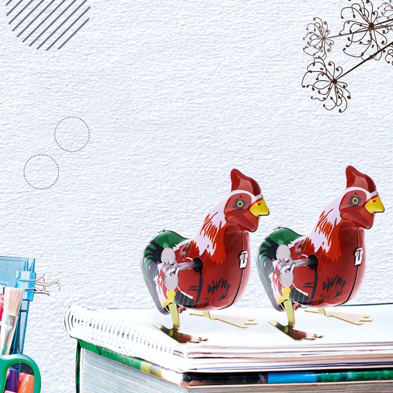 1 Pc Klassische Mini Uhrwerk Tier Hahn Küken Kinde... – Vicedeal