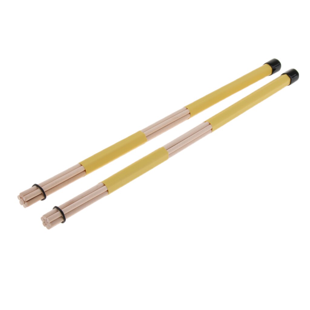 Sunnimix Wooden Drum Sticks Rods Drumsticks Rubber... – Grandado