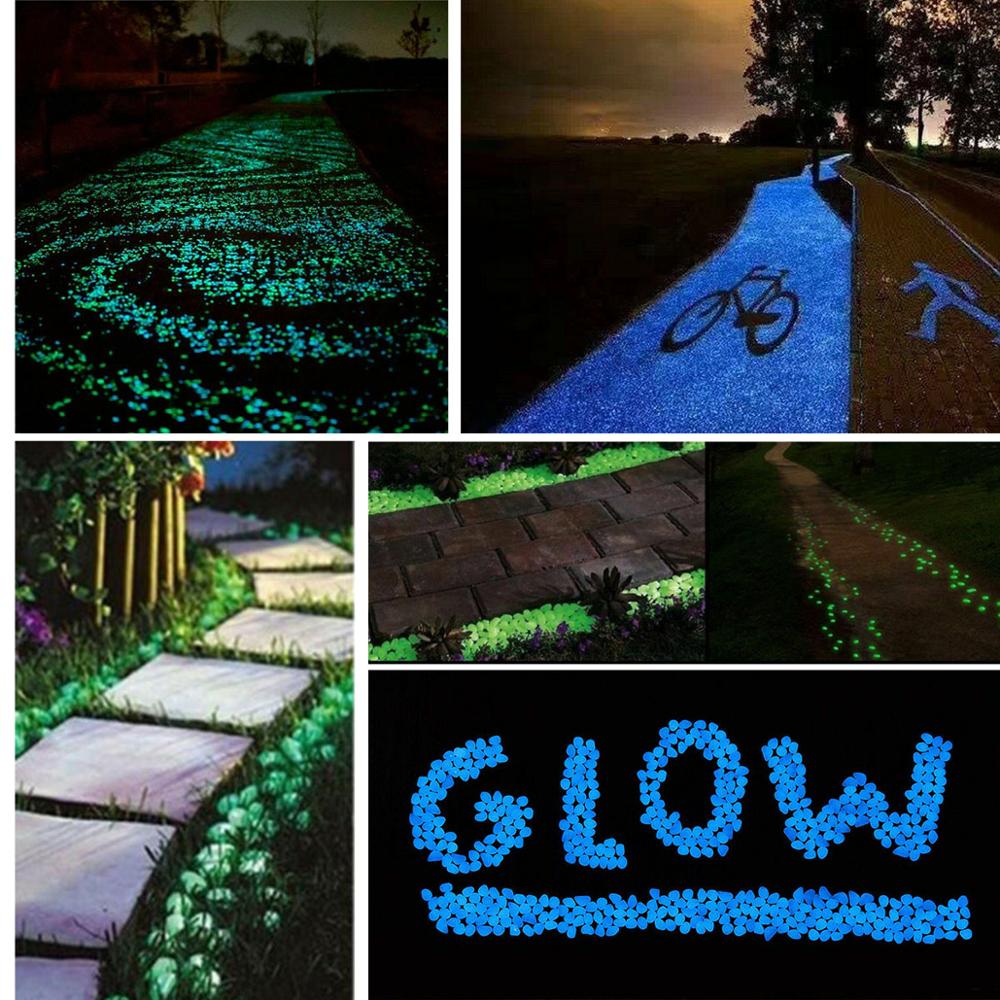 200Pcs Luminous Stones Man-made Pebble Glow Dark G... – Vicedeal