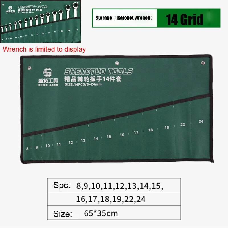 1Pcs Canvas Wrench Storage Bag Roll Up Foldable Sp... – Grandado