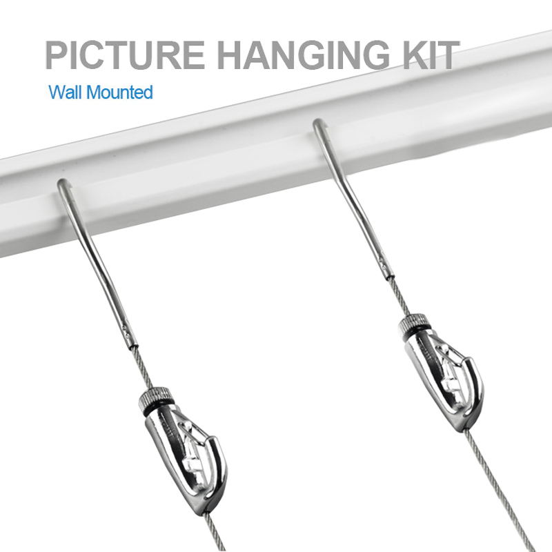 picture hanging system picture frame hangers White... – Vicedeal