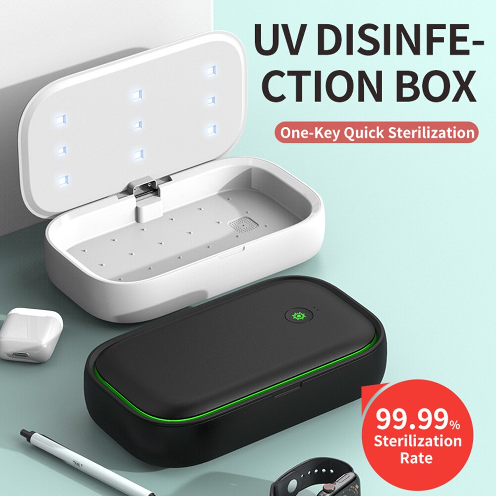LED Portable Dual UV Light Sterilizer Box Jewelry ... – Grandado
