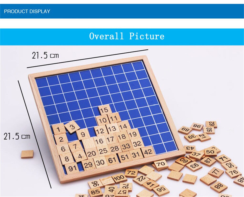 100 Wooden Tiles Black Numbers Wood 100 Consecutiv... – Grandado