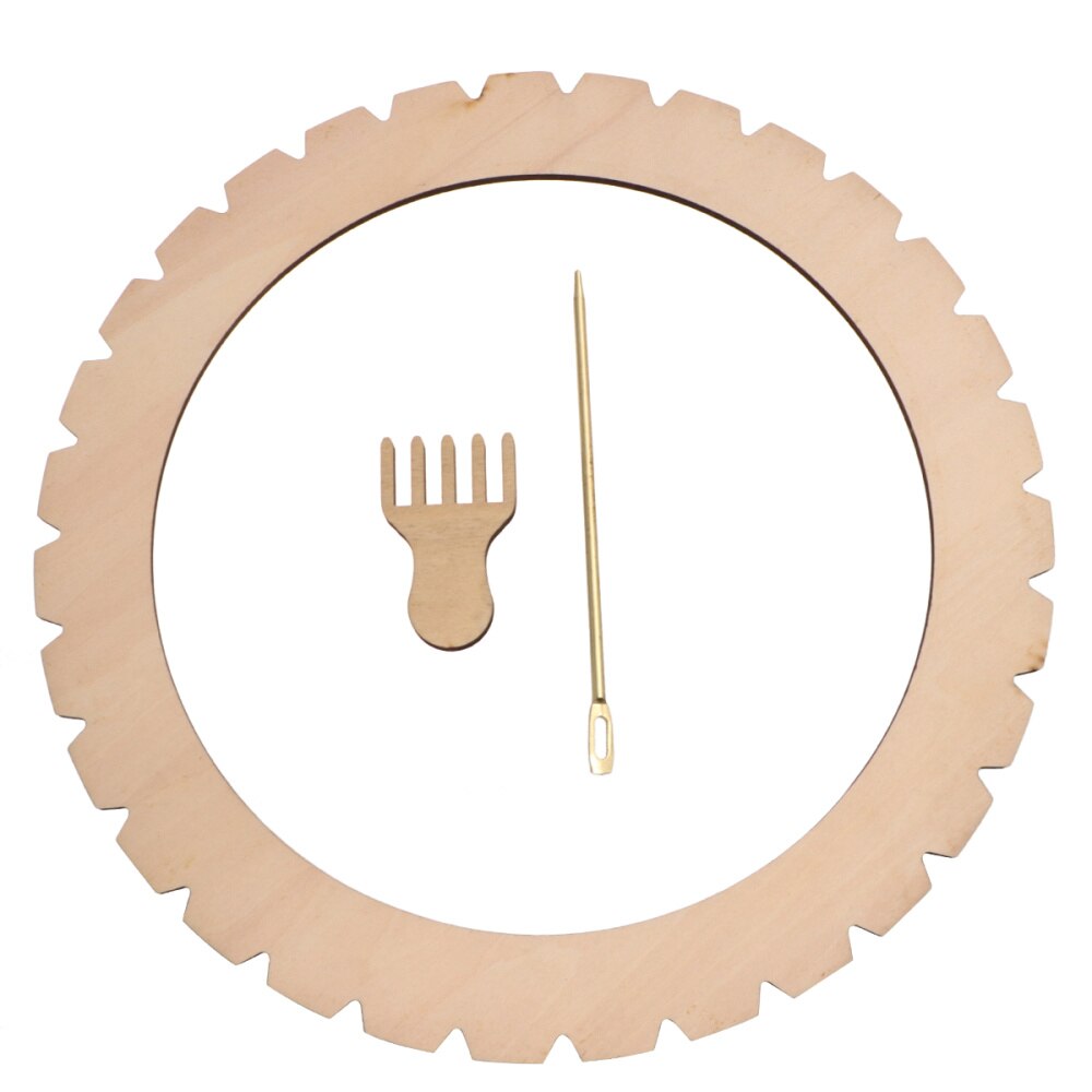 Beukenhout Ronde Loom Houten Stok Hout Kam Hand Ge... – Grandado