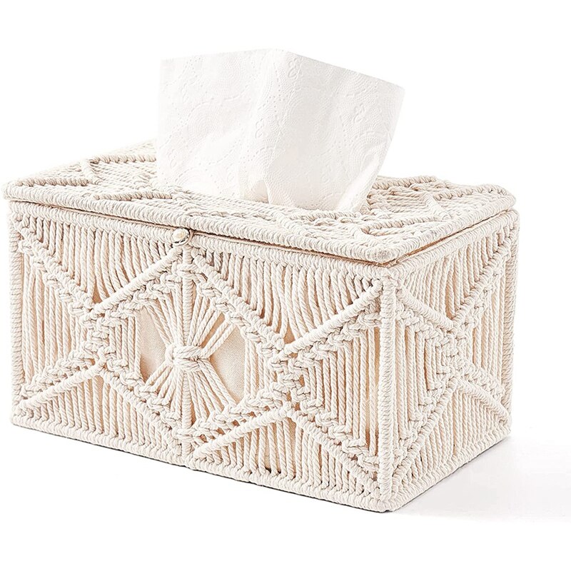 Tissue Box Cover Boho Decor Rechthoekige Paper Tis... – Vicedeal