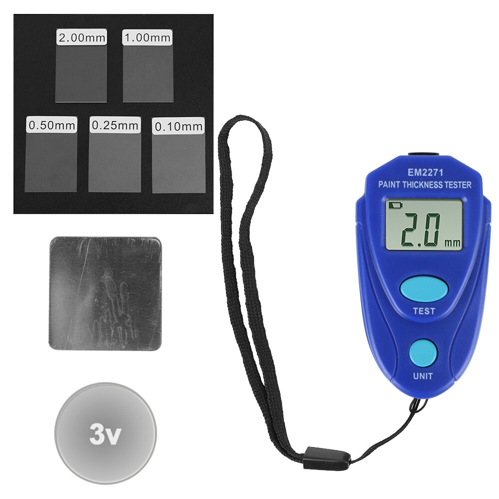 Verf Diktemeter Handleiding Digitale Auto Coating ... – Vicedeal