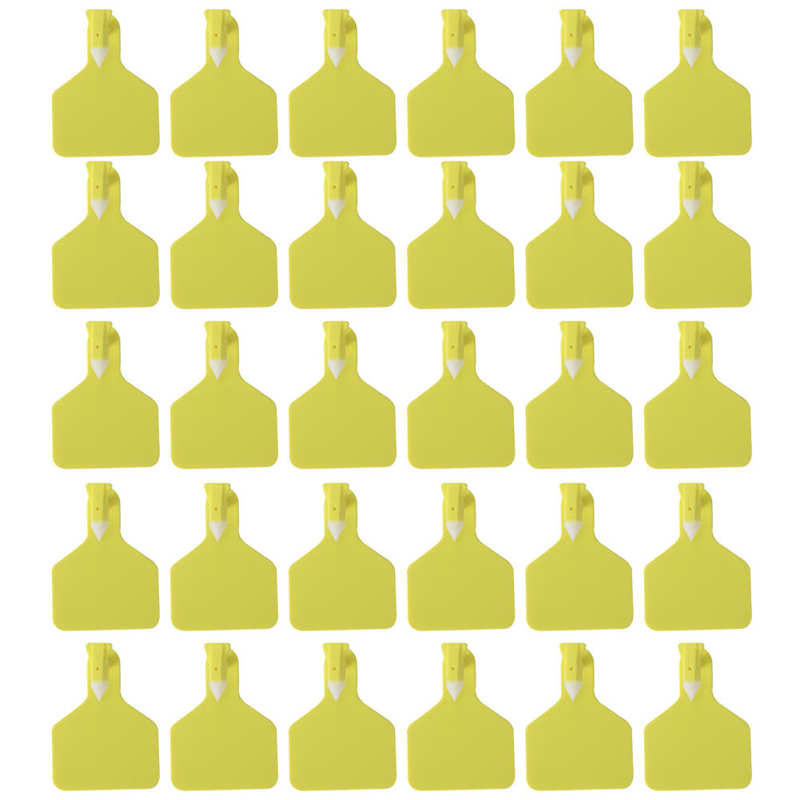 Livestock Ear Tag Ear Label One‑Piece Without Word... – Grandado