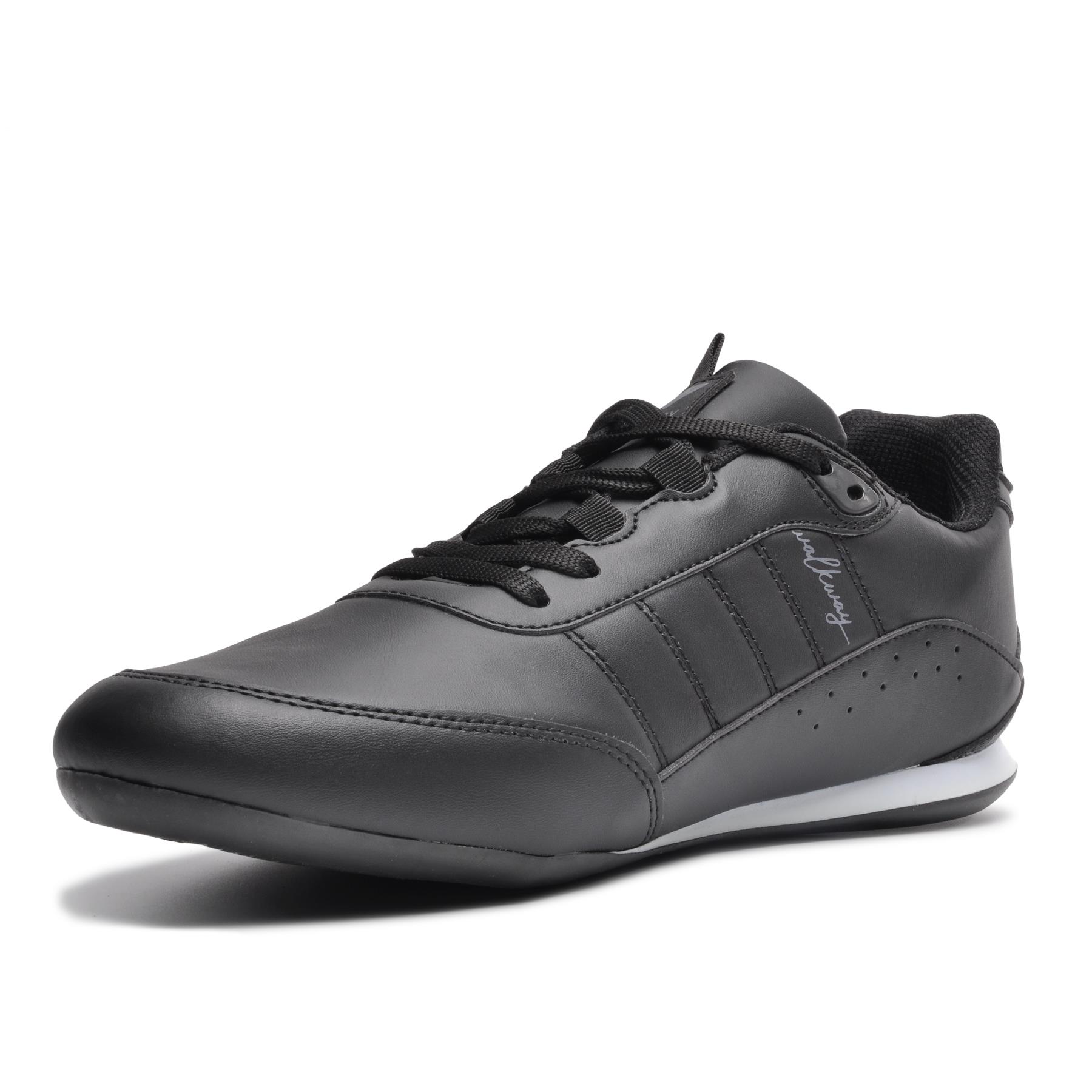 Walkway W-Dakar black men's flat sole Sneaker – Vicedeal