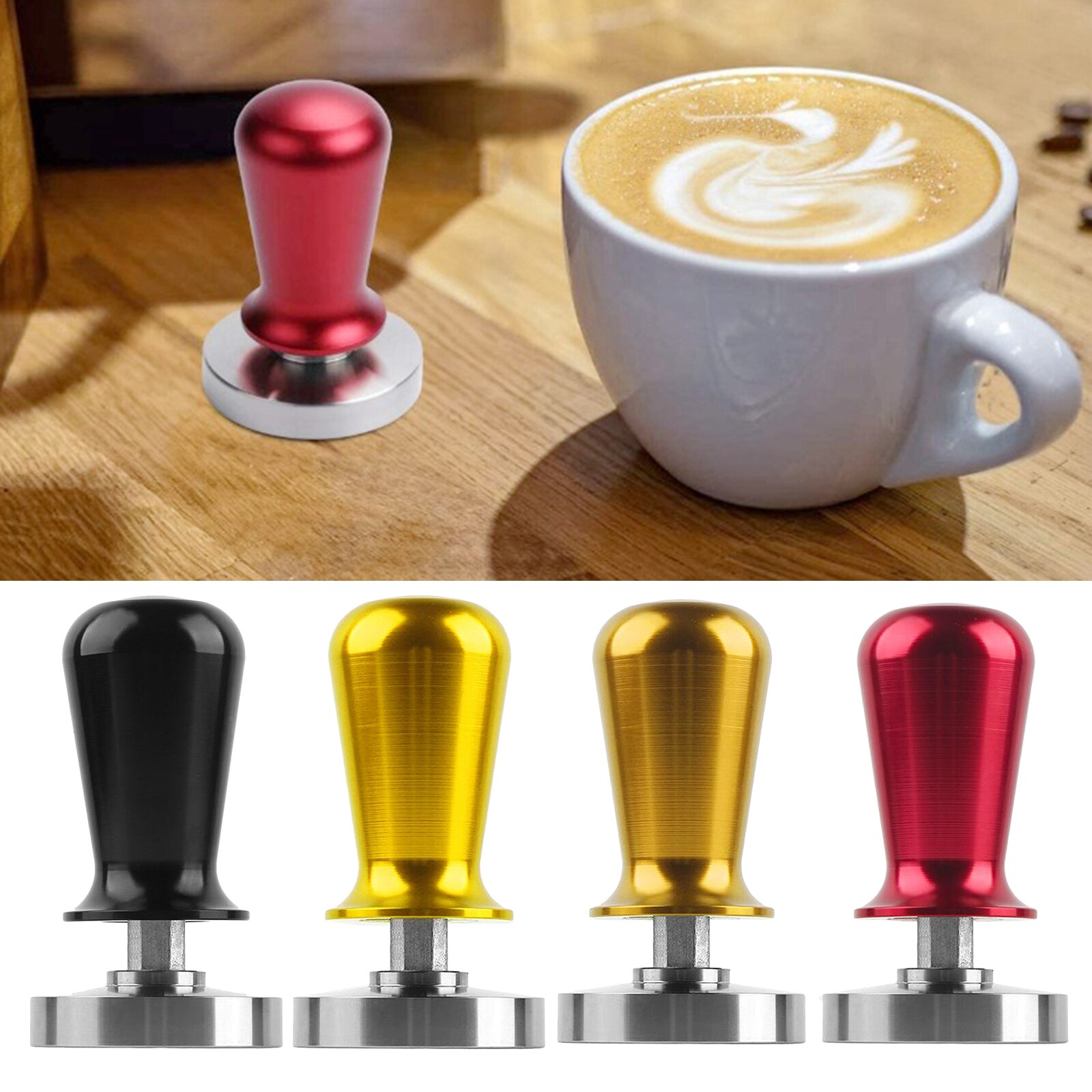 58mm Calibrated Pressure Tamper Coffee Powder Hamm... – Grandado