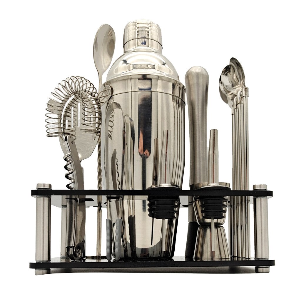Stainless steel wine mixer set 14 piece set with a... – Grandado