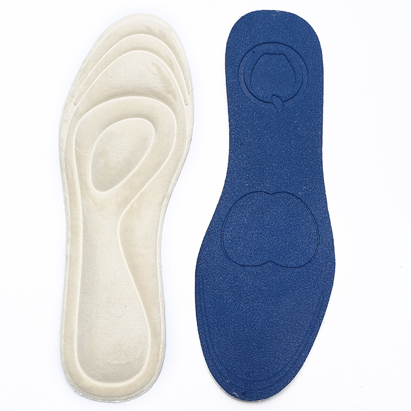 4D Flock Memory Foam Orthotic Insoles Thicken Velv... – Vicedeal