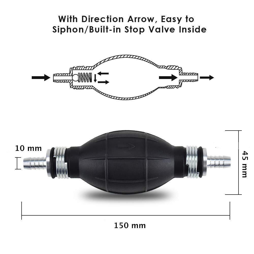 Peer Met Brandstof Transfer Slang, Hand Peer, Liqu... – Vicedeal