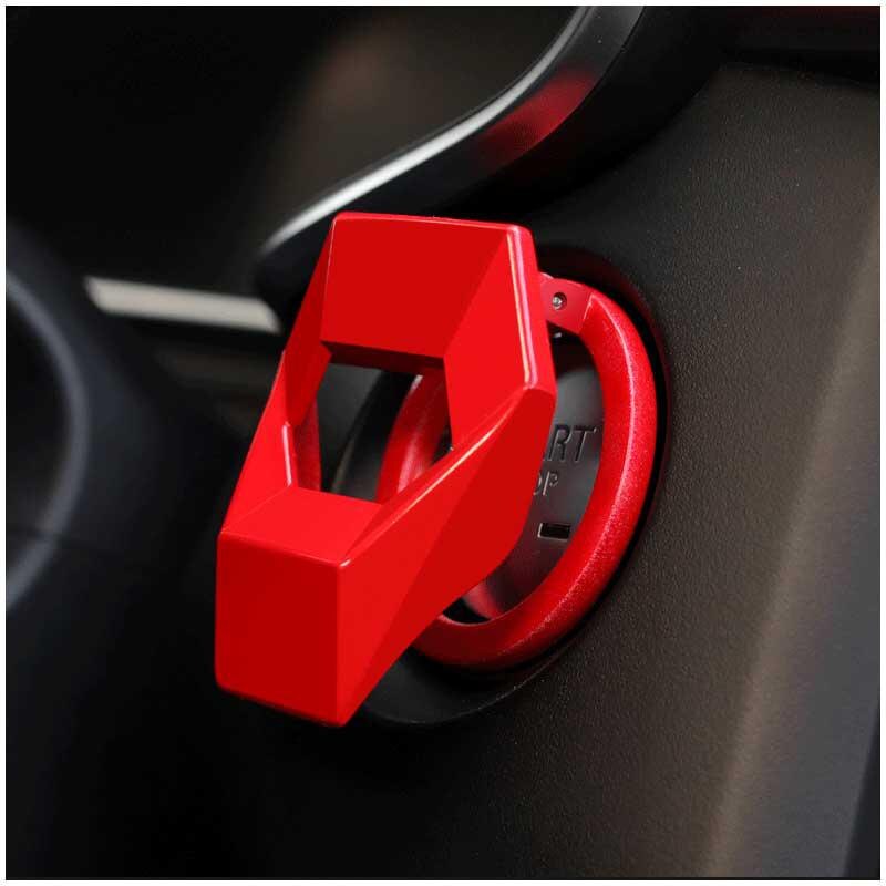 Car Engine Start Stop Ring Ignition Cover Trim For... – Grandado
