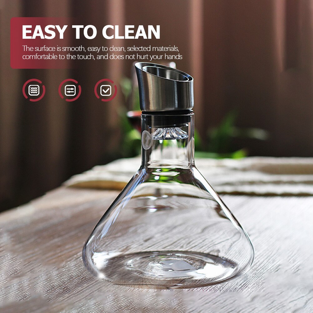 Waterfall Style Decanter Glass Decanter for Bar Di... – Vicedeal