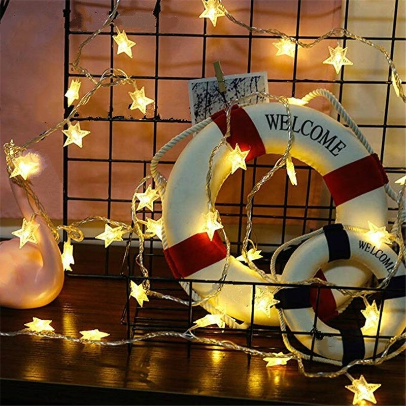 10M 80LEDs 3AA Battery Powered Star Shaped Theme L... – Vicedeal