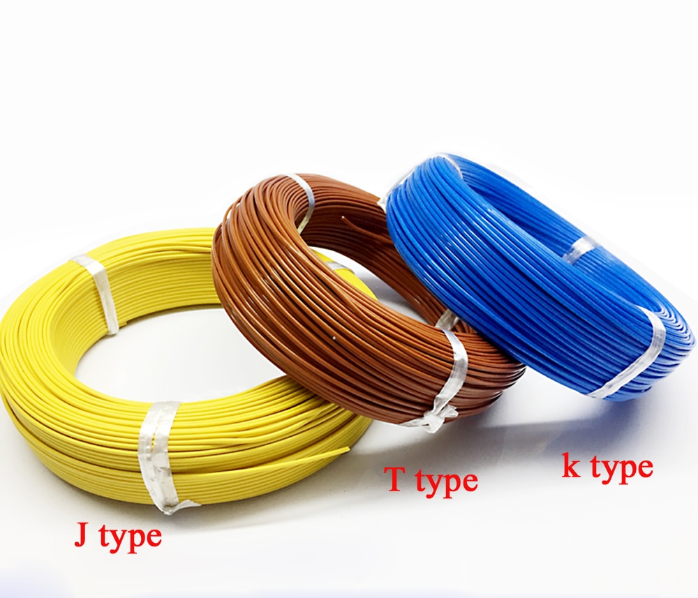 K /T/J Type 2*0.3mm Temperature Measured Wire Ther... – Grandado