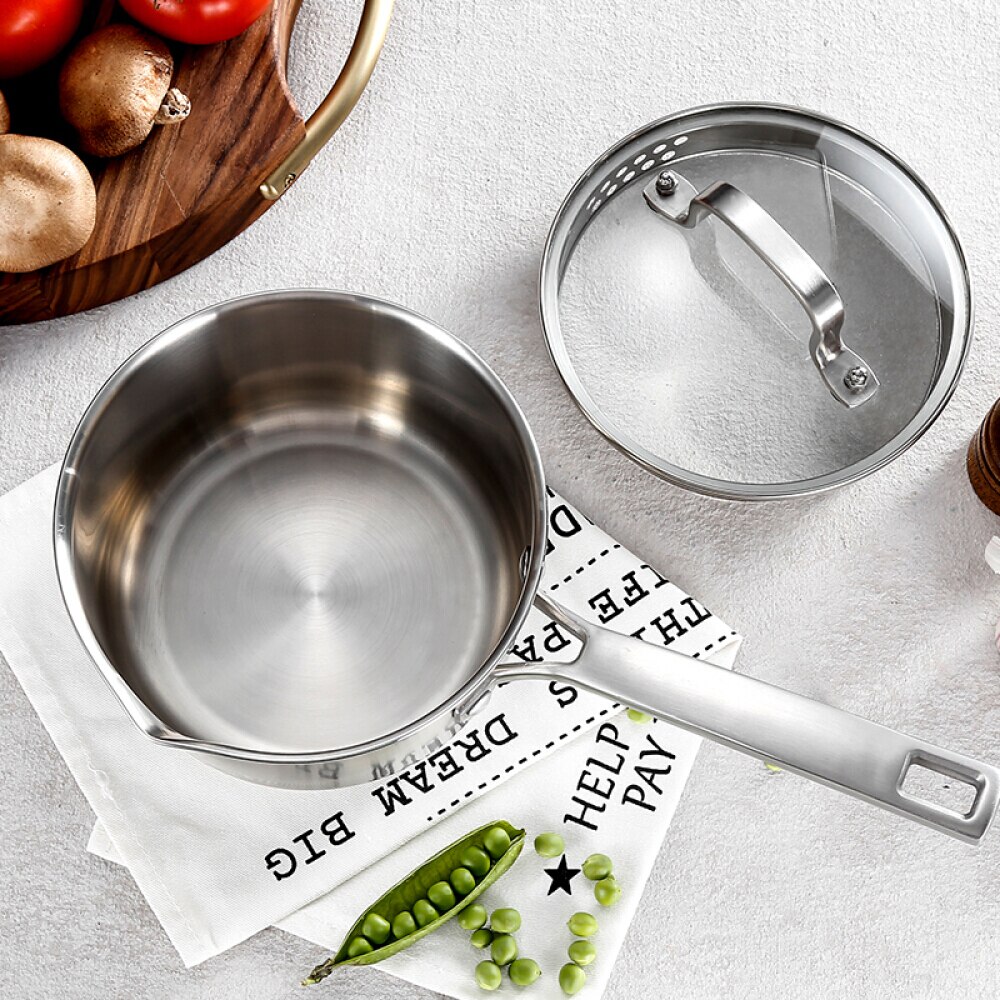 Metal Milk Saucepan Kitchen Cookware Kitchen Boili... – Grandado