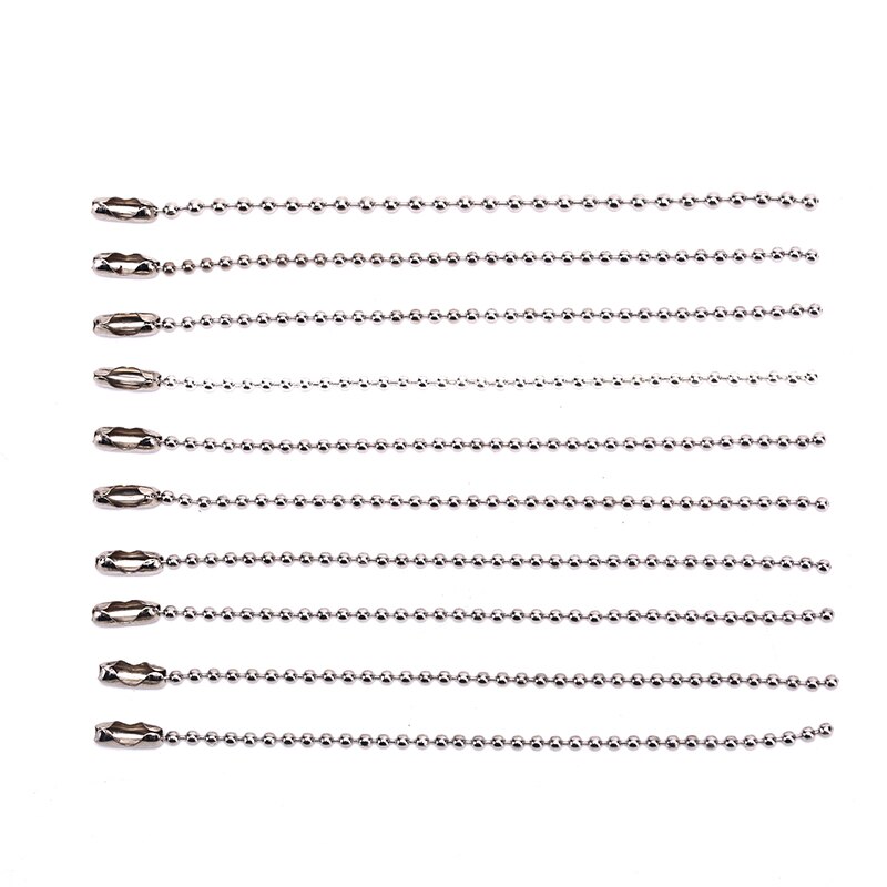 10Pcs 3.5" DIY Long Bead Connector Clasp Ball Chai... – Grandado