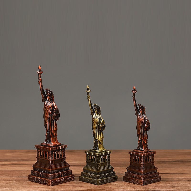 2 Colors Metal Statue of Liberty Model Decoration ... – Grandado