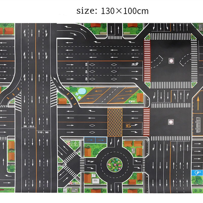 Carpet Children waterproof Play Mat 130*100cm Urba... – Grandado