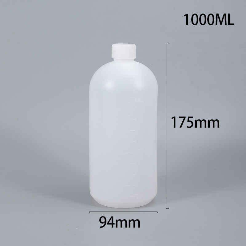 1 Pcs 1000ML Round Plastic Bottle With Scale Food ... – Vicedeal