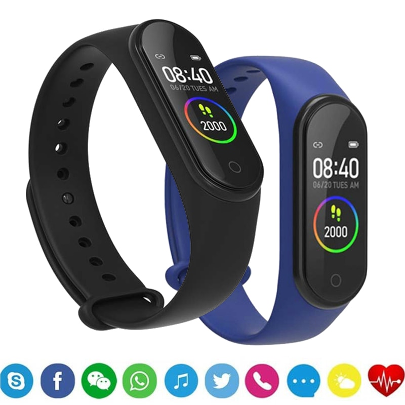 Smart Bracelet 5 Color Smartband Fitness Traker Bl... – Grandado