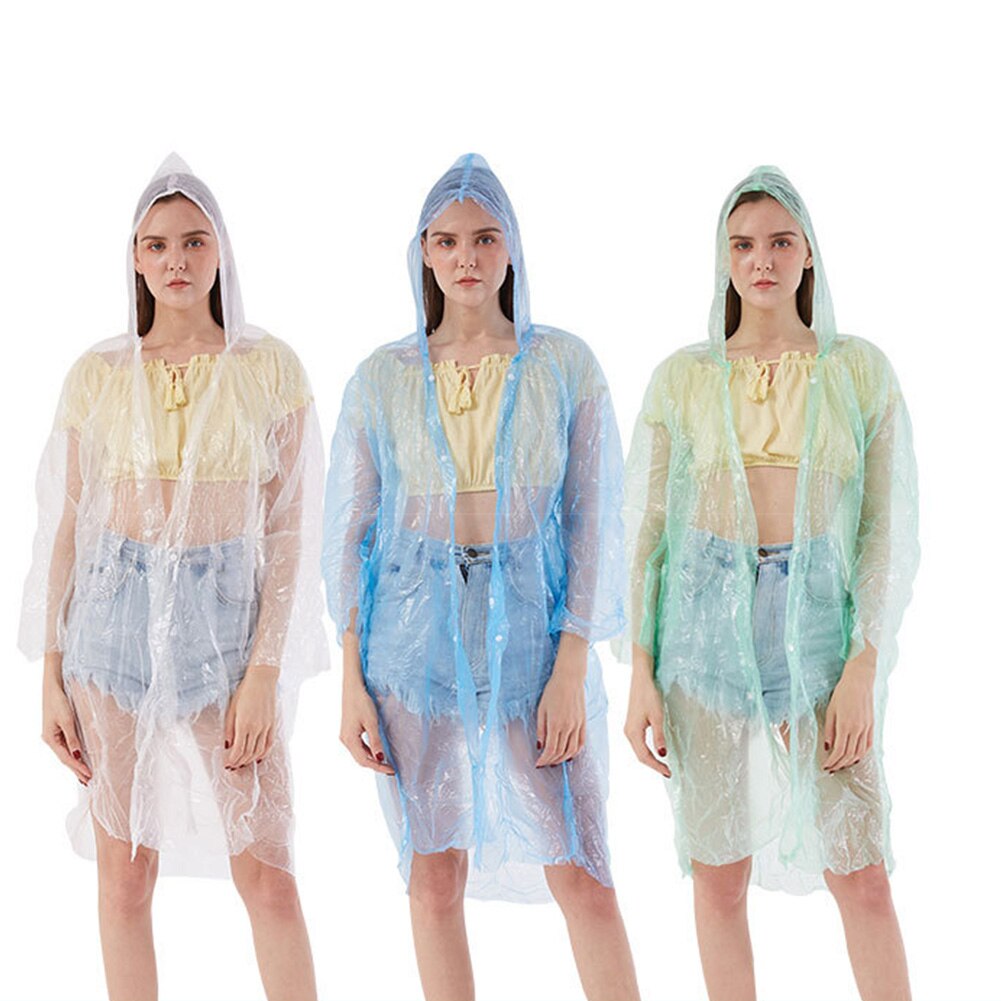 Rainwear Jackets Men Women Waterproof Long Hooded ... – Vicedeal