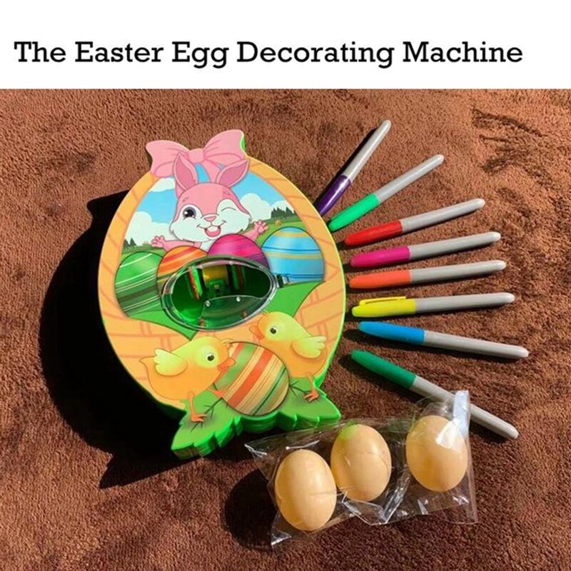 Easter Egg Decorator Kit Bunny Egg Coloring Machin... – Grandado