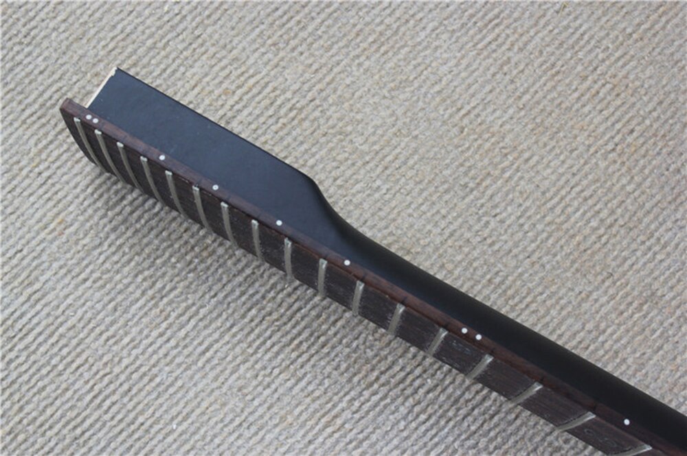 DIY 6 Strings Black Maple Electric Guitar Neck,Ros... – Grandado