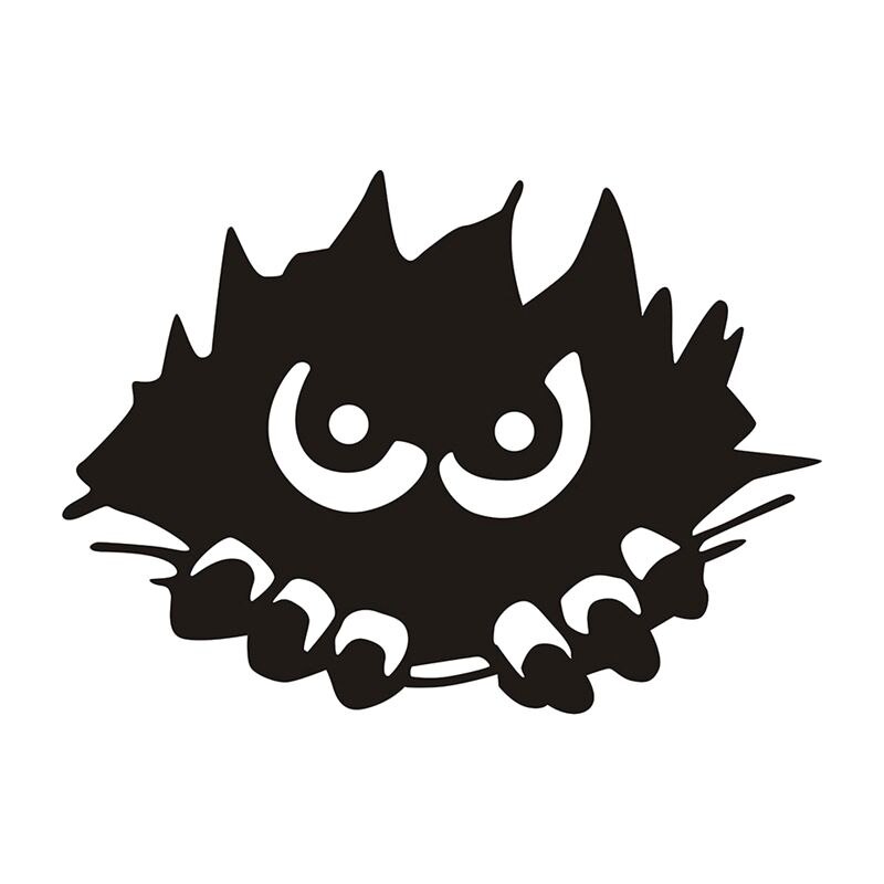 Black Shadow Gebroken Muur Voyeur Zelfklevende Wc ... – Vicedeal