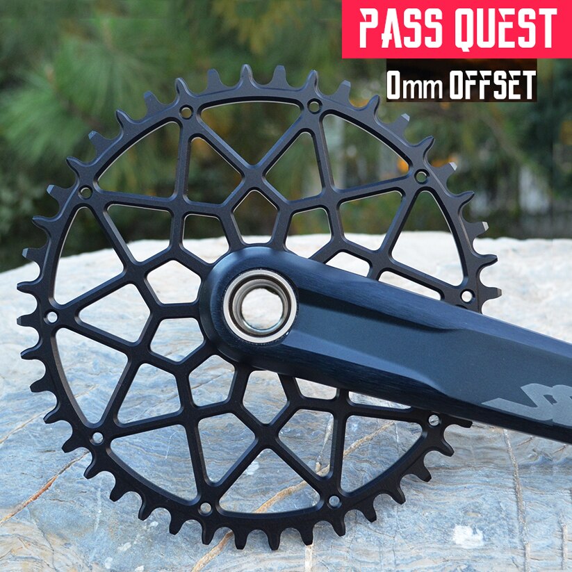 PASS QUEST Round Narrow Wide Chainring Crankset MT... – Grandado