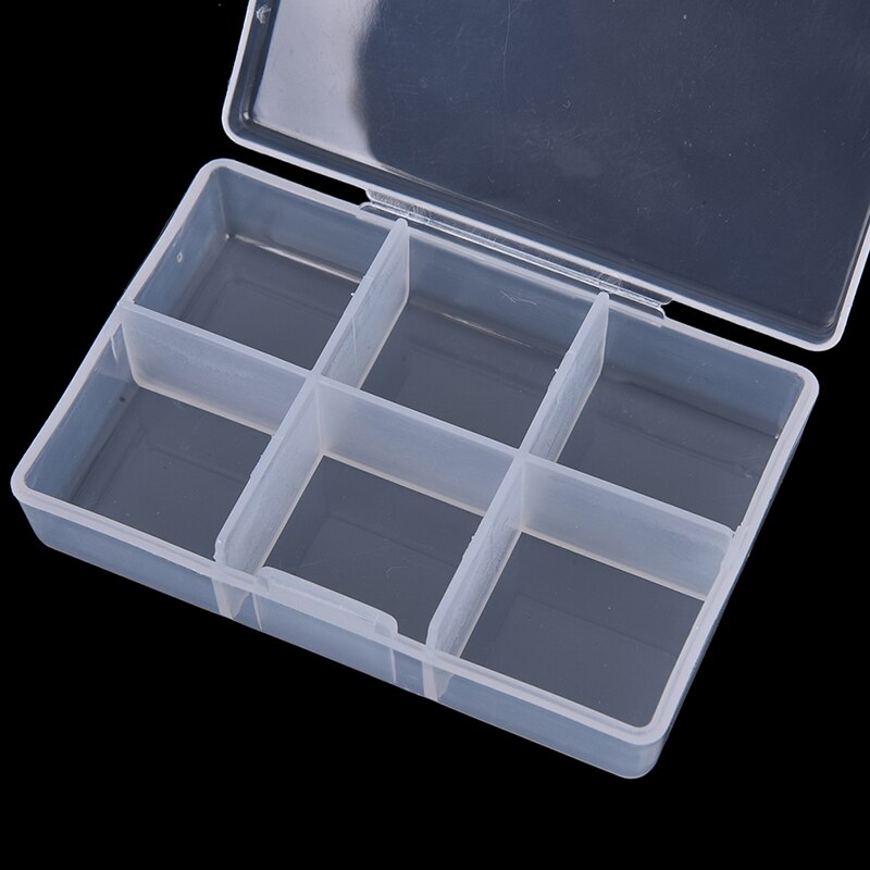 7 Day 6 Compartment Clear Pill Box Container For M... – Grandado