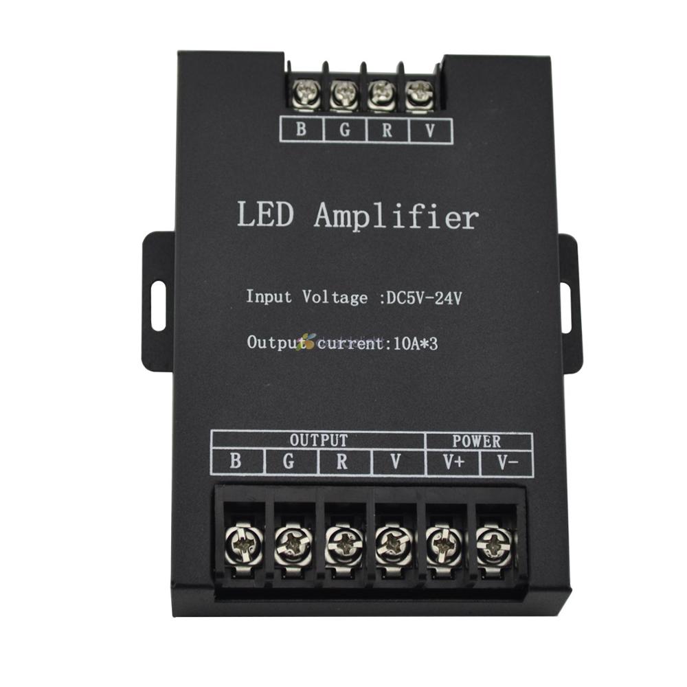 RGB Led Amplifier DC5V 12V 24V Iron shell 360W 30A... – Vicedeal