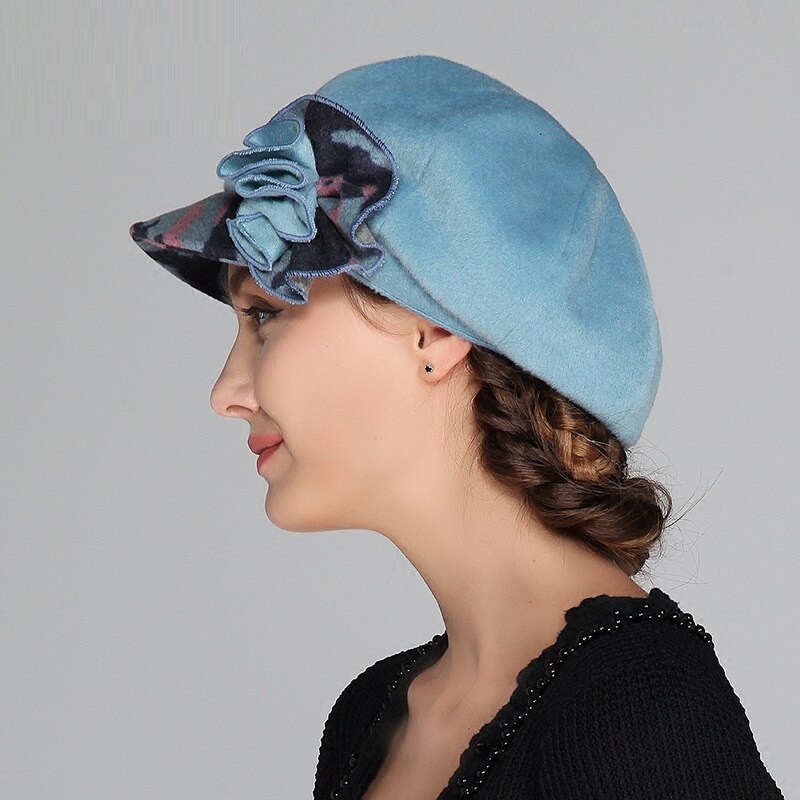 Dame Mode Hoed vrouwen Herfst en Winter Baret Wol ... – Grandado