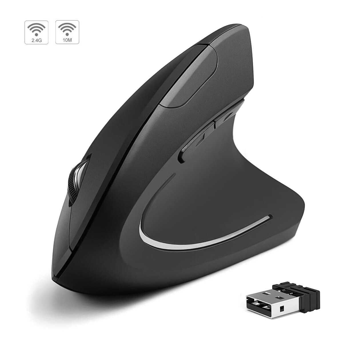 USB Wireless Vertical Gaming Mouse, Ergonomic Desk... – Grandado