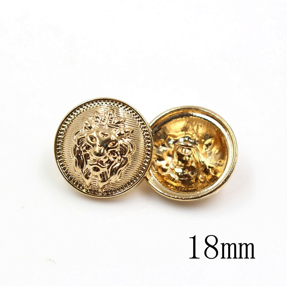 178097,10pcs/lots Lion head Vintage Metal Button m... – Grandado