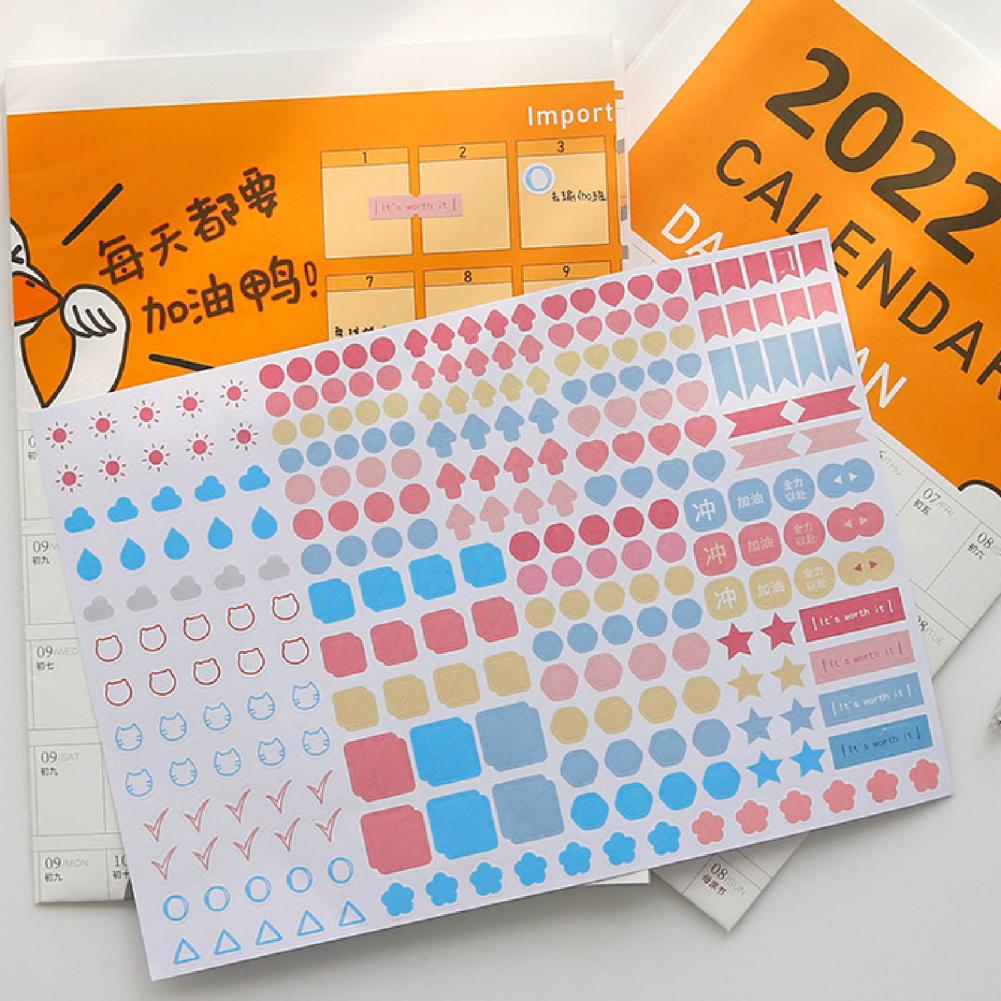 Printed 1 Set Lovely Undated 365 Days Motivational... – Grandado