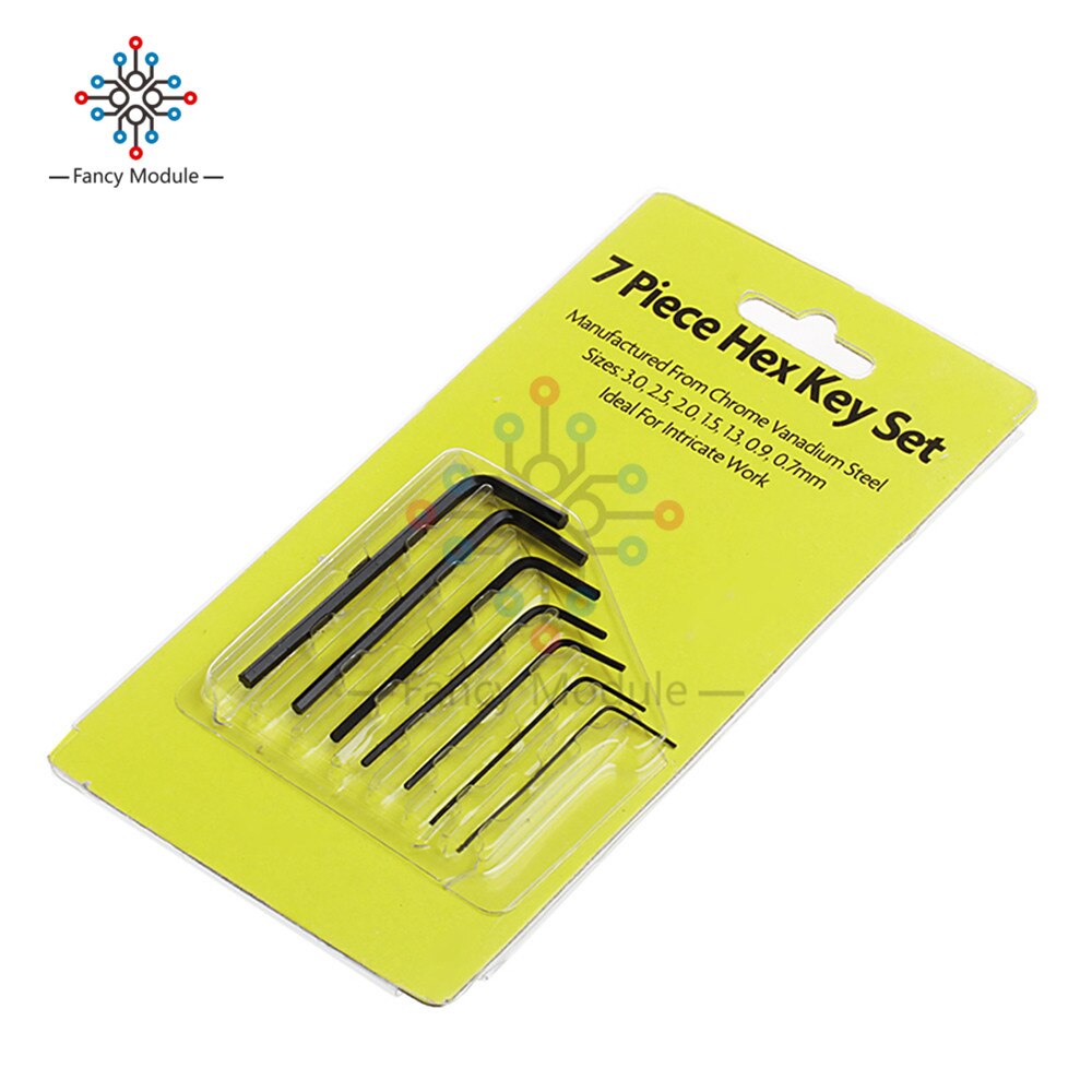 7Pcs 0.7mm-3mm Mini Hexagon Hex Allen Key Set Wren... – Grandado
